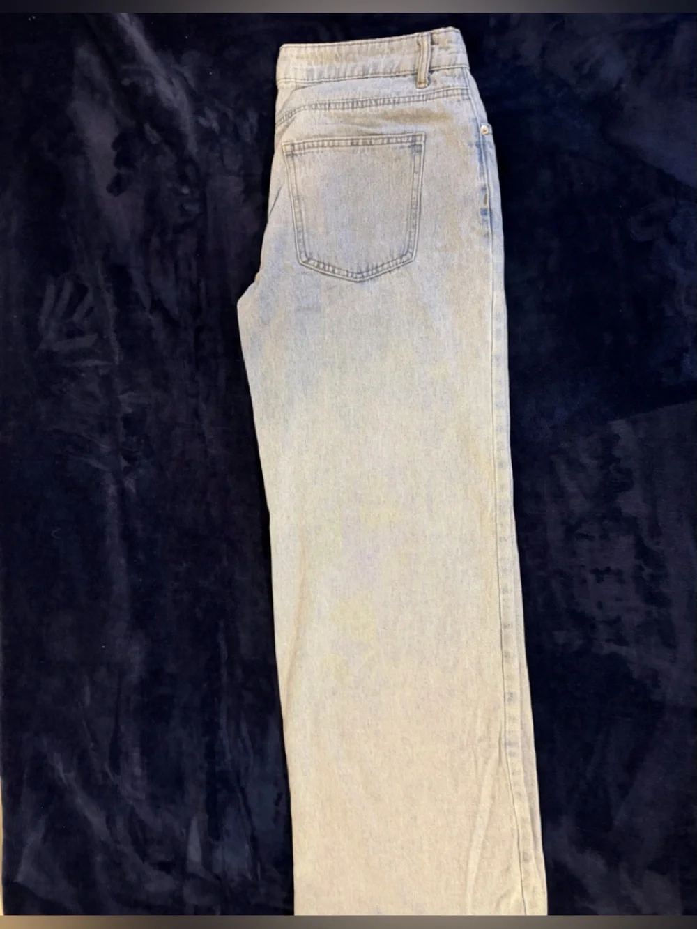 Edikted | Jeans | Edikted Womens Light Wash Straight Jeans Pale Blue ...